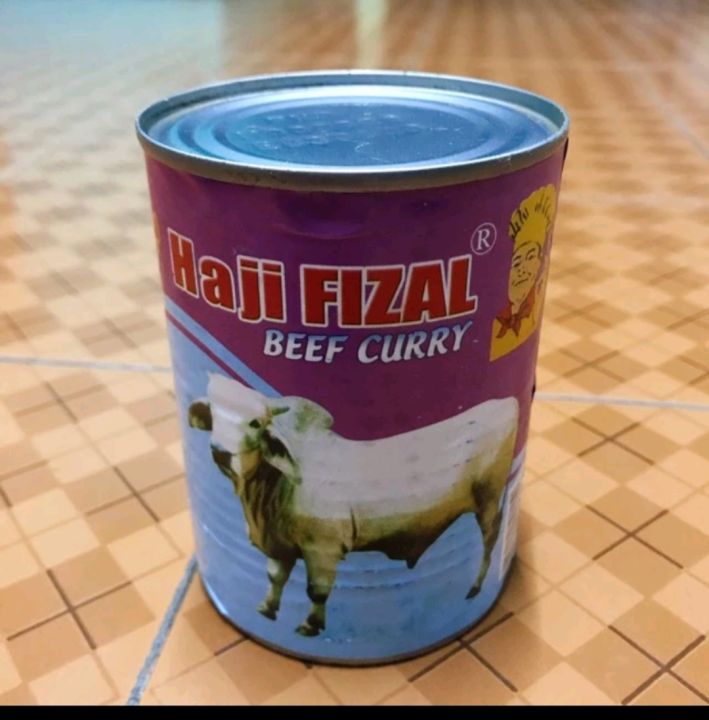 เนื้อกระป๋อง เนื้อวัวกระป๋องพม่า Hajj FIZAL BEEF CURRY ของแท้ 100% ...