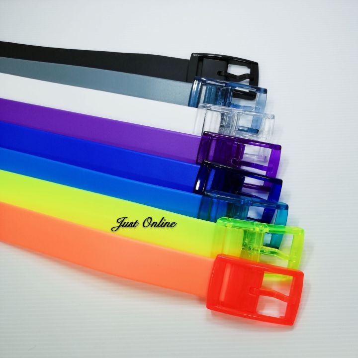 Colorful Rubber Belt / Golf Belt / Women Belt / Men Belt / Tali ...