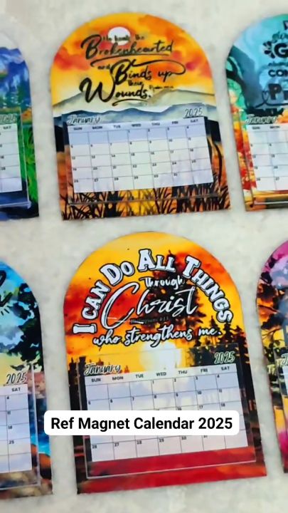 REF MAGNET CALENDAR 2025 W/ BIBLE VERSE | Lazada PH