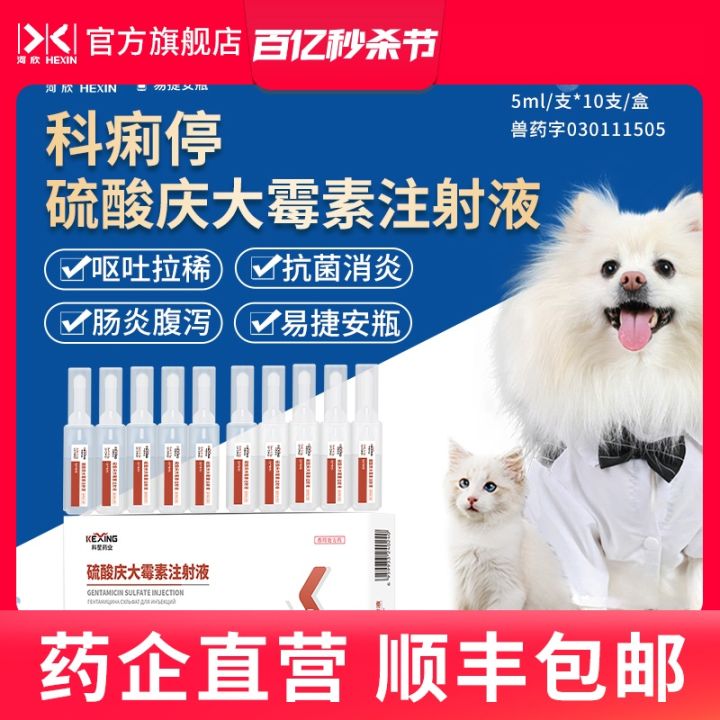 Pet Gentamycin Injection Dog Diarrhea Enteritis Cat Diarrhea Vomiting ...