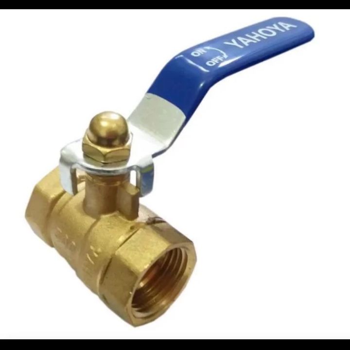 Stop kran 3/4 inchi - stop Kran 3/4 " Kuningan - Ball Valve 3/4 ...