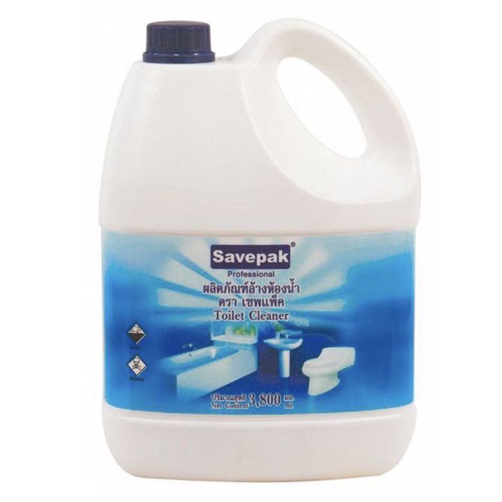 Savepak เซพแพ็ค ผลิตภัณฑ์ล้างห้องน้ำ 3,800มล. น้ำยาล้างห้องน้ำ | Lazada ...