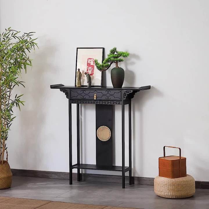 Console Tables Ultra-Narrow Antique Counter Top Entrance Foyer Side ...