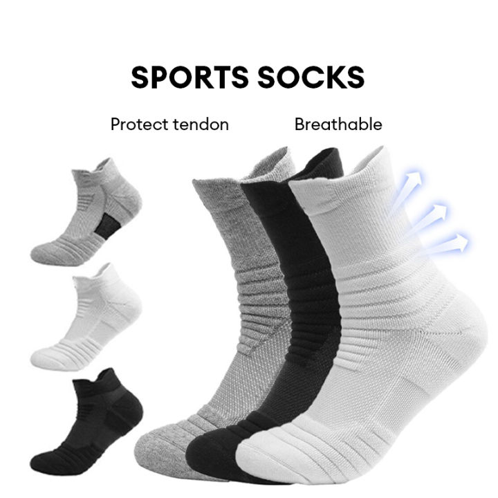 Men Professional Sports Socks Running, Basketball, Football, Cycling ...