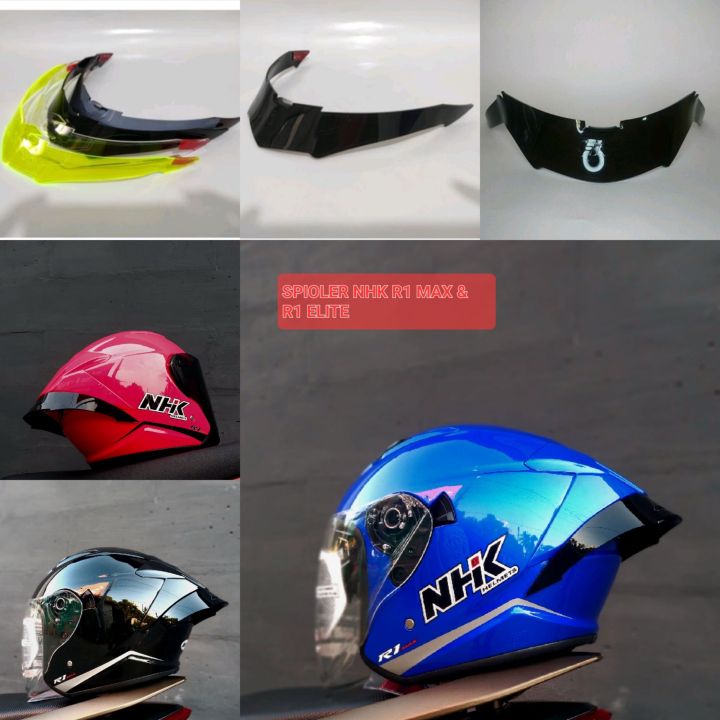 SPOILER HELM NHK R1 MAX DAN R1 ELITE 2D 3MM, | Lazada Indonesia