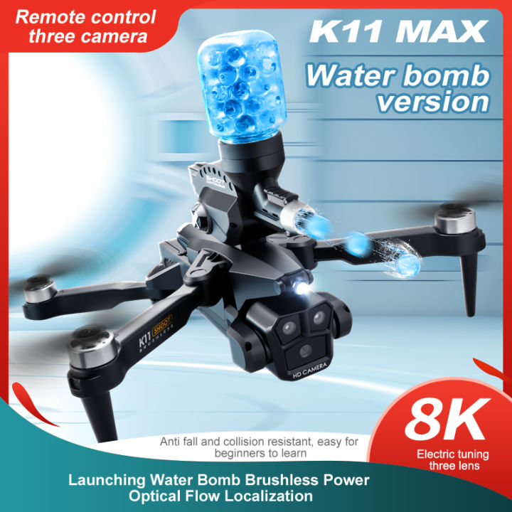 New K11 MAX 8K RC Drone 4K Wide Angle Optical Flow Localization Four ... New K11 MAX 8K RC Drone 4K Wide Angle Optical Flow Localization Four ...