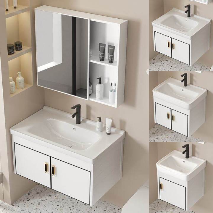 Vanity Bathroom Sink Cabinet Lavatory Sink Complete Set Lavatory Wash ...
