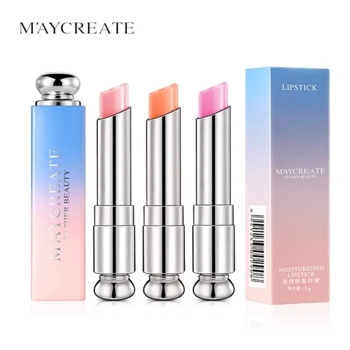original Magic Color-Changing Lipstick Waterproof Temperature Change ...