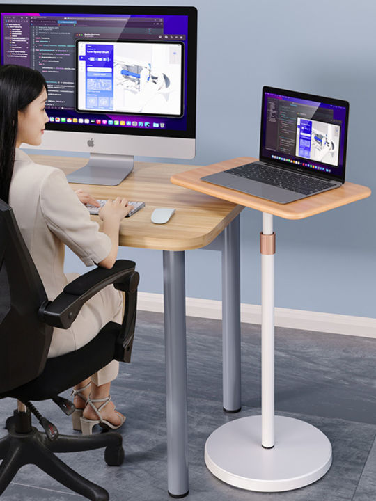 Computer Stand Floor Standing Workbench Elevated Rack Adjustable ...