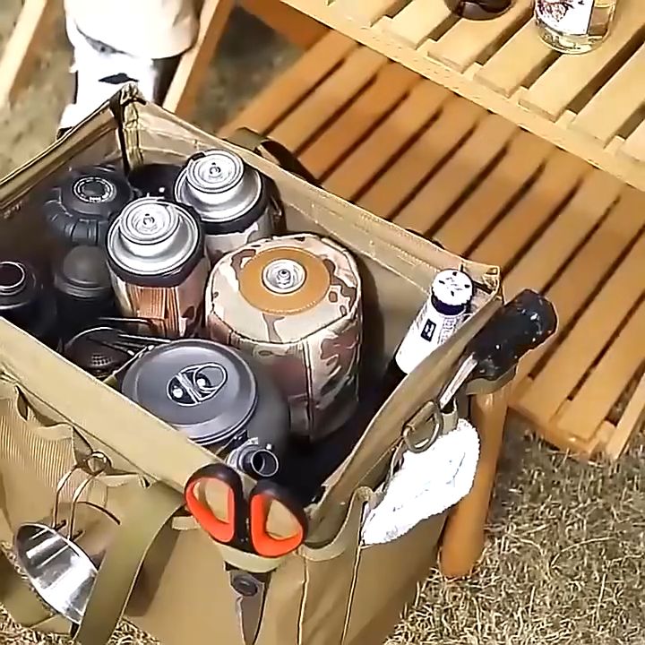 Camping Bag Storage Large-capacity Outdoor Camping Box Multi-functional ...