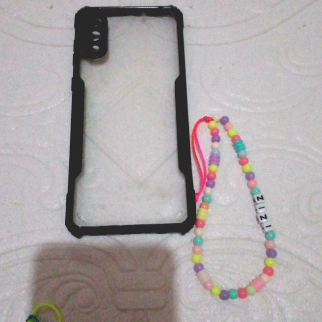 Gantungan strap hp manik warna-warni bisa request nama | Lazada Indonesia