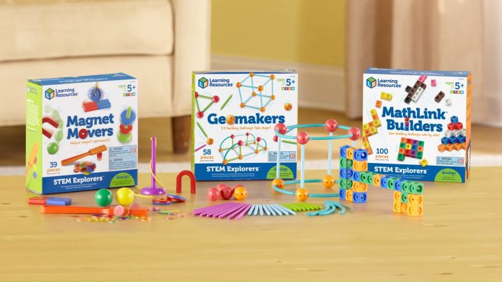 [อายุ 5+] ชุดลูกบาศก์ STEM หรรษา 100 ชิ้น (STEM EXPLORERS MATHLINK BUILDERS) [Learning Resources ...