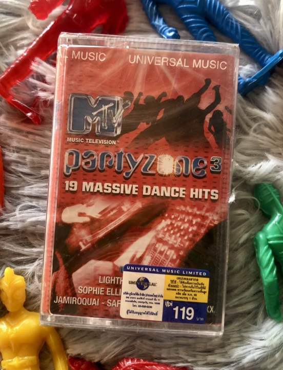 เทปคาสเซ็ท MTV MUSIC partyzone3 19 MASSIVE DANCE HITS ซีลเดิม | Lazada ...