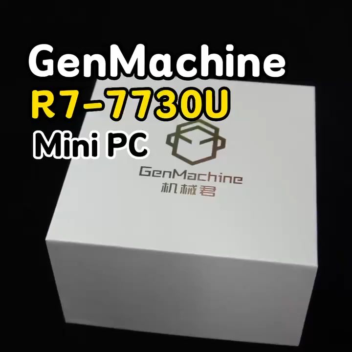 GenMachine AMD Ryzen 7 7730U Mini PC Windows11 8 Cores 16 Threads Up to ...