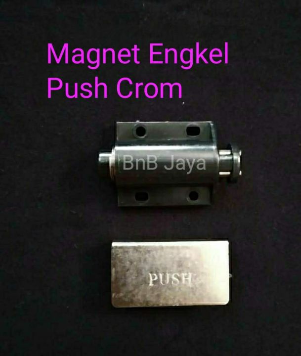 Magnet Pintu Engkel Push Crom | Lazada Indonesia