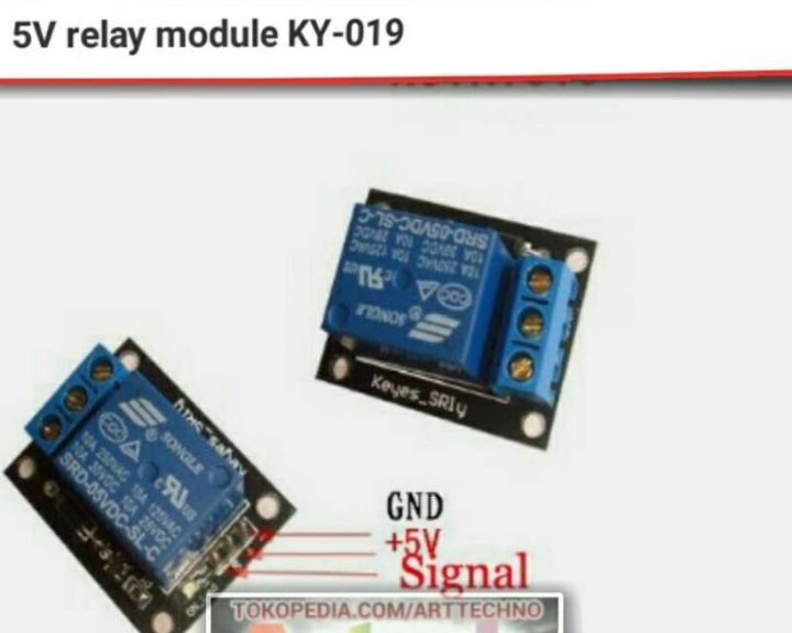 KY-019 5V RELAY MODULE ARDUINO SMD | Lazada Indonesia
