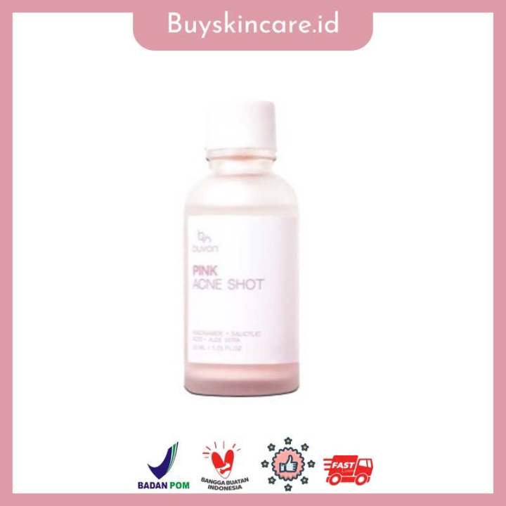BUVON Pink Acne Shot Obat Totol Jerawat 30ml | Lazada Indonesia