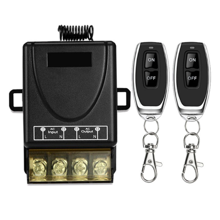 500M/100M 433MHz 220V สวิตช์รีโมตควบคุมปั๊มน้ํา 1Ch 30A รีโมทปั๊มน้ำ ...