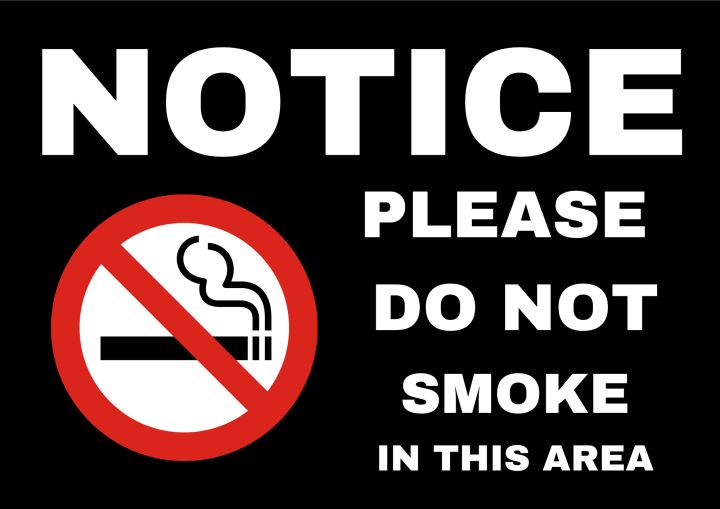 Please Do Not Smoke Signage A4 Size Laminated | Lazada PH