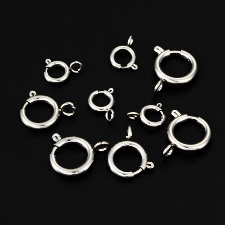 3/5pcs/Lot Stainless Steel Gold Round Claw Spring Clasps Hooks For ...