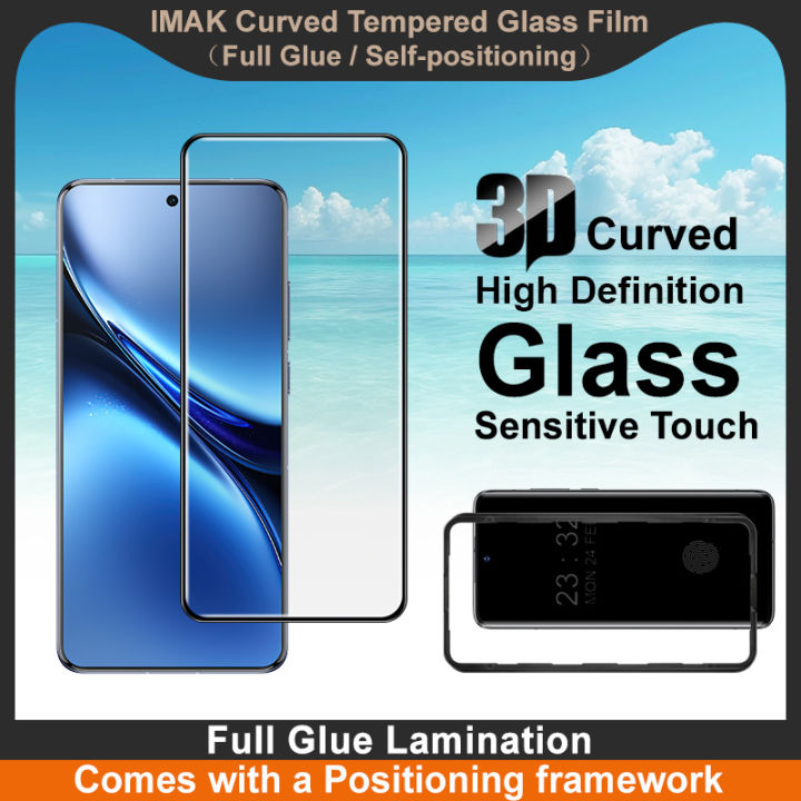 For Realme 14 Pro Plus 5G Glass IMAK 3D Curved Full Screen Tempered ...
