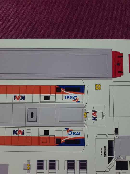 DIY Papercraft pola kertas Kereta Api Indonesia | Lazada Indonesia