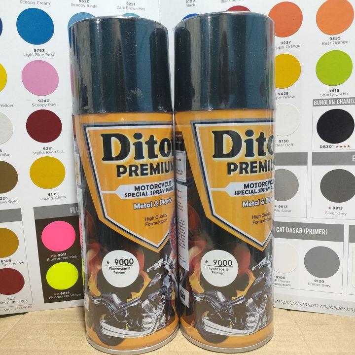 Pilok Pilox Cat Diton Premium Fluorescent Primer 9000 Warna Dasar ...