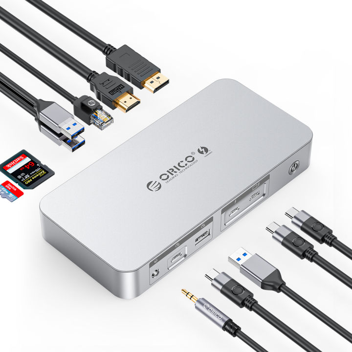 ORICO Thunderbolt 4 [Certified] Docking Station Type C to HDMI ...