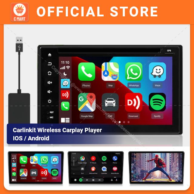 Carlinkit 3.0 Wireless Android Carplay Infotainment Adapter Carlink Kit ...
