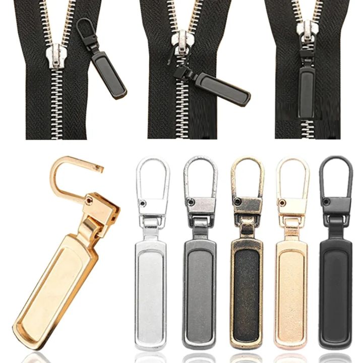 Universal Metal Detachable Metal Zipper Puller Slide Handle Zipper Head ...