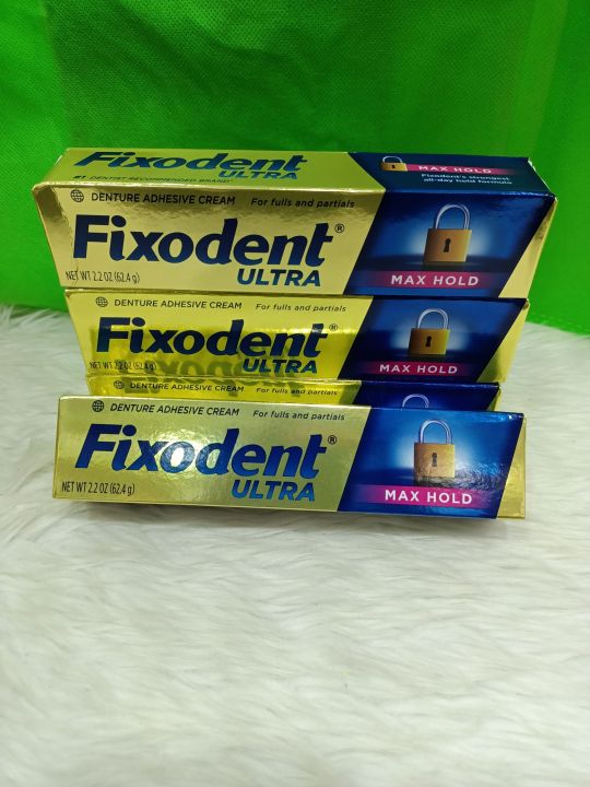Fixodent Ultra Denture adhesive cream 62.4g | Lazada PH