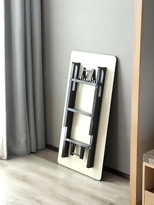 60x120x70CM Foldable Table/Desk Home Office Computer Solid Wood ...