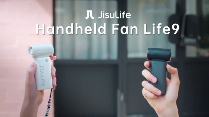 JISULIFE LIFE 9 | 5000mAh Portable Fan Rechargeable With Air Duster ...