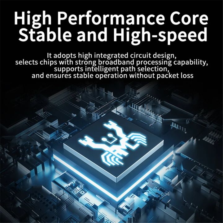 Mini Shell Steel Shell 5 Port 8 Port Ethernet Network Switcher High Speed Data Transfer For