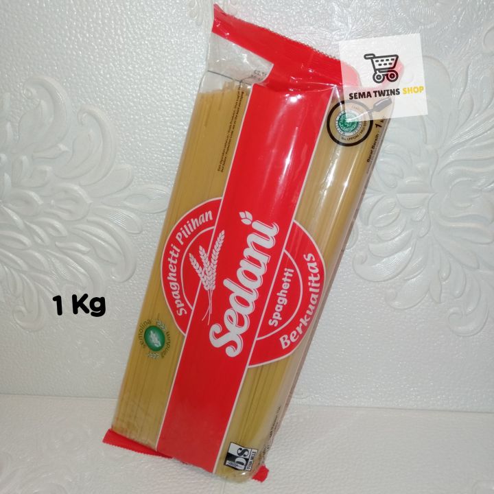 5 PCS - Mie Spaghetti Sedani 1kg / Spageti 1 kg - Pasta | Lazada Indonesia