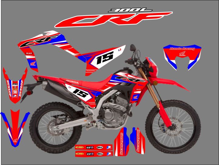 Honda crf 300L full body decals | Lazada PH