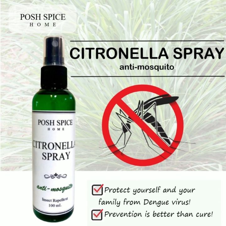 Citronella Spray Anti-Mosquito and Insect Repellent Repellant Spray ...