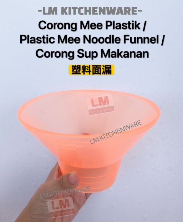 CORONG MEE PLASTIK / PLASTIC MEE NOODLE FUNNEL / CORONG SUP MAKANAN ...