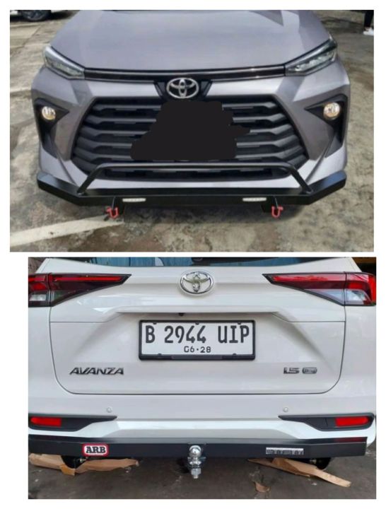 Paket Tanduk Mini Besi Depan Towing Bar Besi Belakang ARB Mobil AVANZA ...