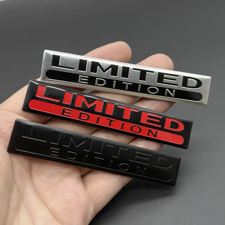 3d Aluminum Logo Limited Edition Emblem Sticker Car Motorcycle Decal ...