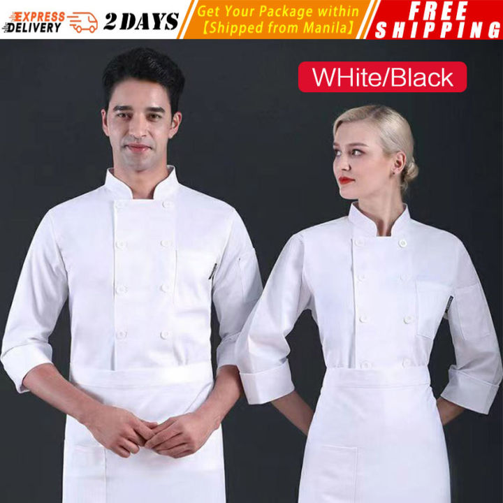 ️【Same Day Delivery】【M/L/XL】Wholesale Unisex Kitchen Chef Restaurant ...