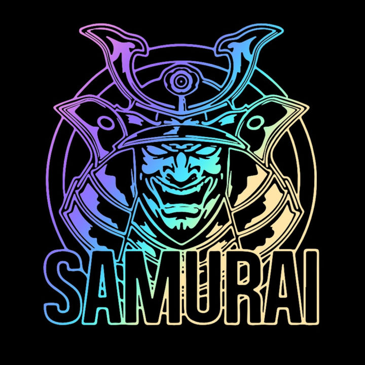 JDM Reflective Car Sticker samurai Waterproof Scratch Decal Rear ...