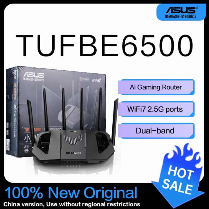 ASUS WiFi7 TUF GAMING BE6500 Gaming Router Ai Router Home WiFi Random ...