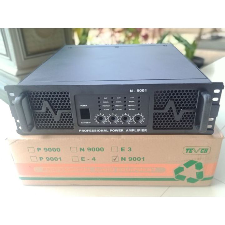 Box power amplifier tipe N9001 4 Chanel 4 Ch Box power ukuran 3U bok ...