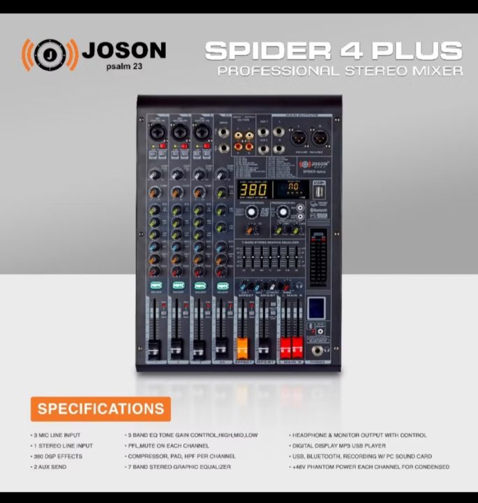 Joson Spider-4 Plus Mixer Original | Lazada PH