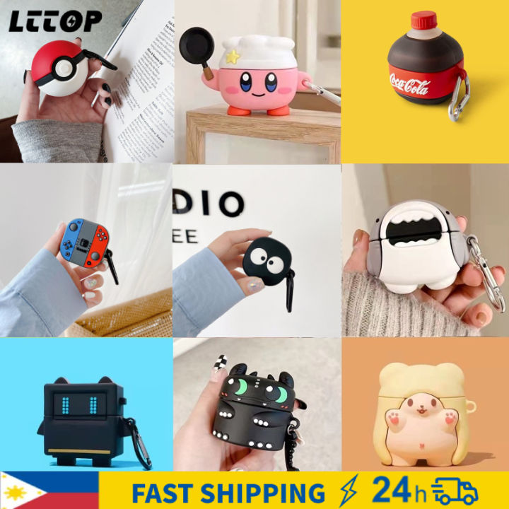 For Baseus WM01 WM02 CASE New Silicone Case Cute Cartoon Cover Dust ...