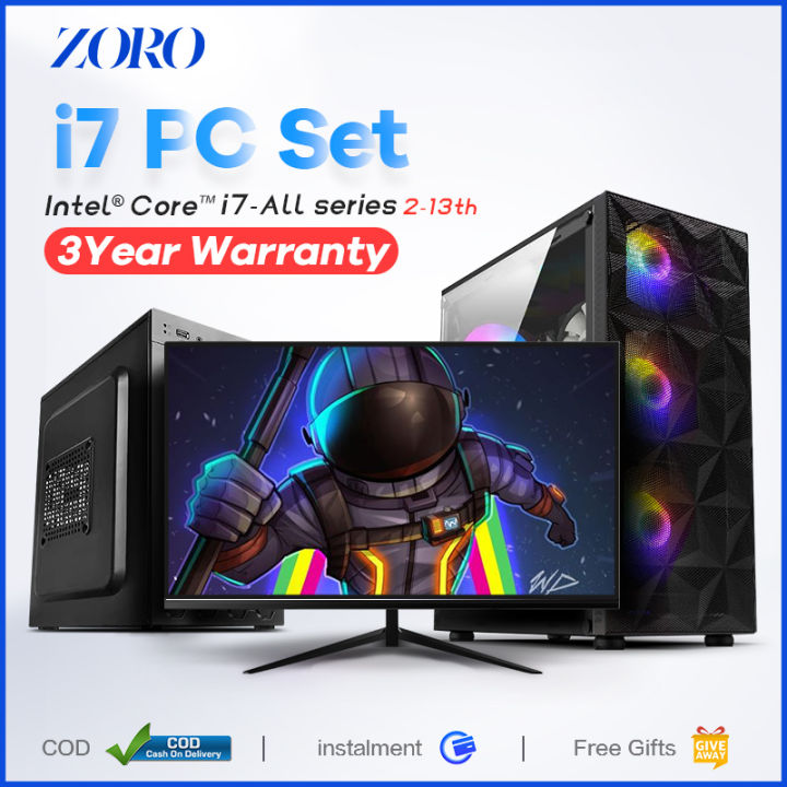 Intel Core i7 All series Desktop Computer Full Set 13th gen i7 13700 ...