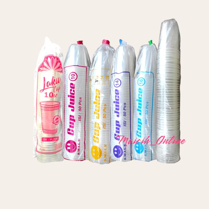 Aneka Cup Gelas Plastik (Isi 50) | Lazada Indonesia