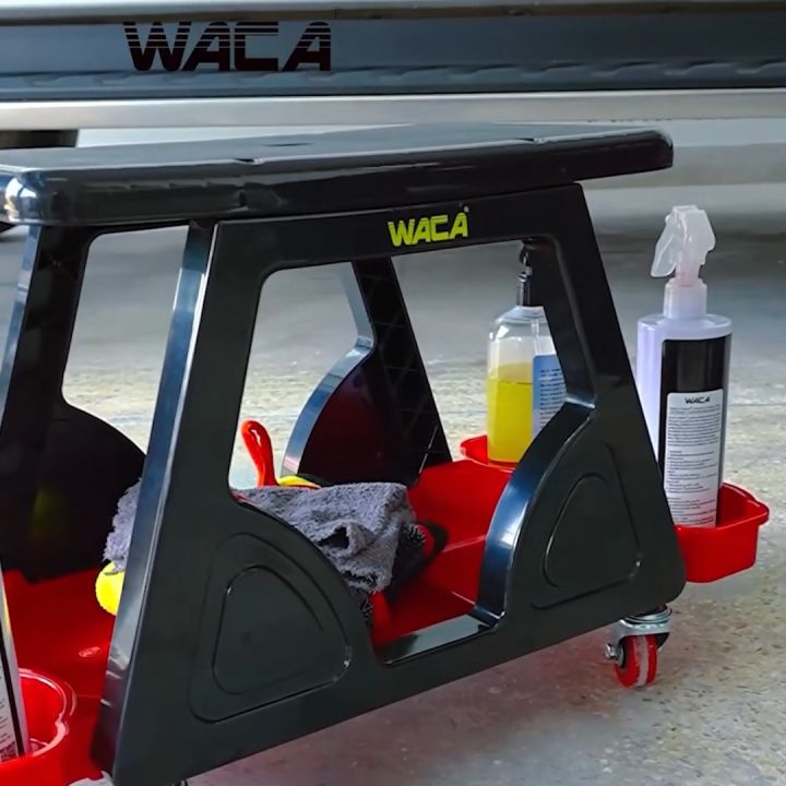 NEW WACA เก้าอี้ช่างซ่อมรถ เก้าอี้ช่าง เก้าอี้สำหรับดูแล ซ่อมแซมรถยนต์ พร้อมถาดรองเครื่องมือ ...