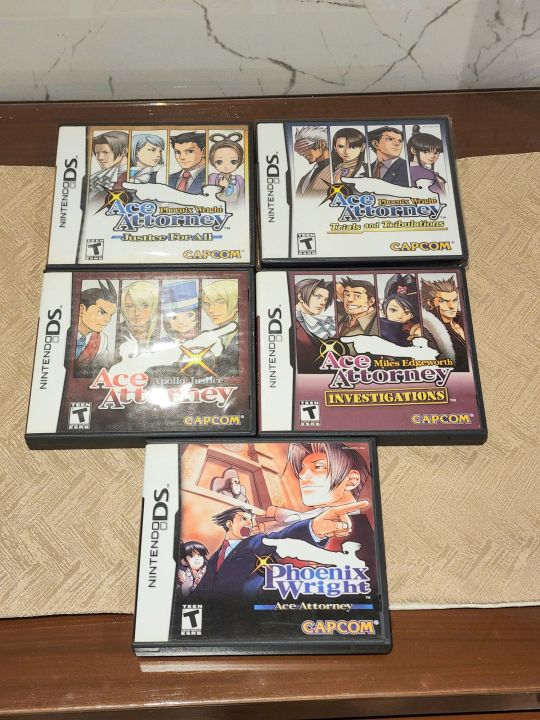 Ace Attorney Collection (All Complete with Manuals) for Nintendo DS and ...